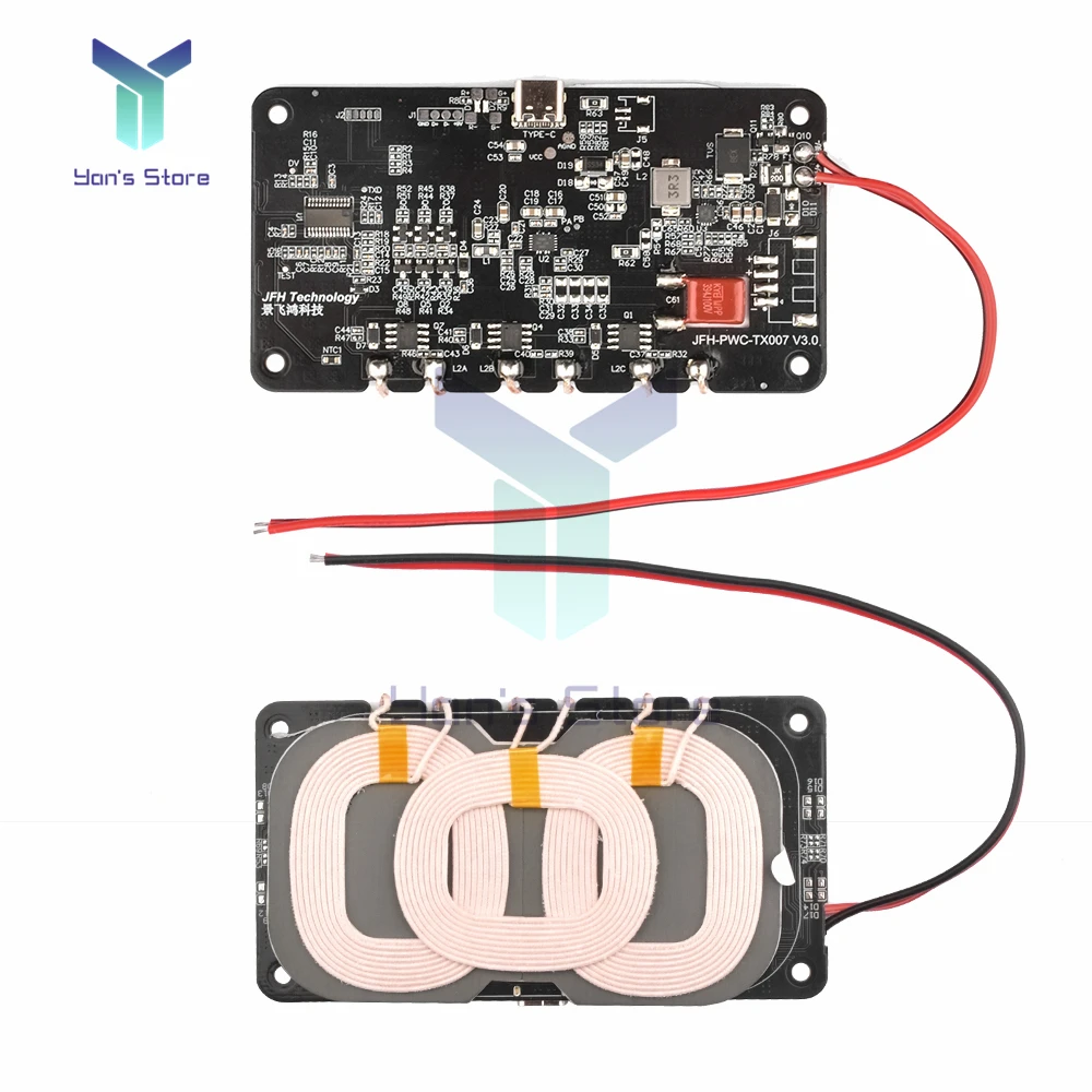 12V-24V-18W-Type-C-Wireless-Charger-Module-fast-charging-Transmitter ...