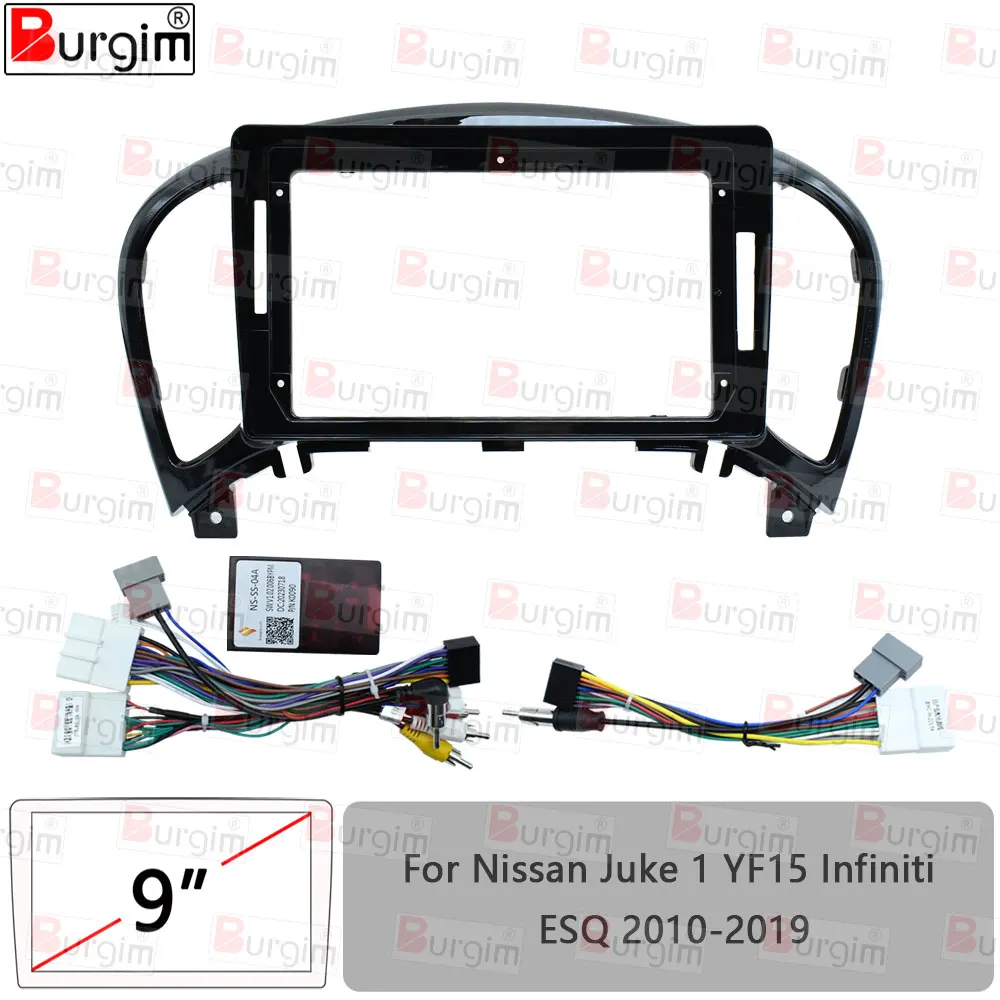 Car-Radio-Fascia-Frame-For-Nissan-Juke-Infiniti-ESQ-2010-2019-9-inch ...