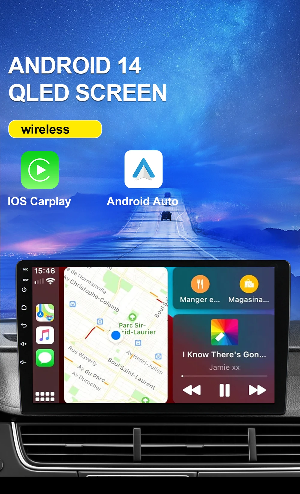 Автомобильный радиоприемник Android14 для Porsche Cayenne 1 2002 2003 2004 2005-2010 ...