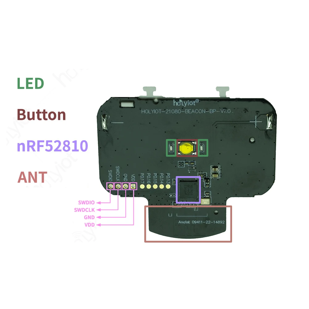 Holyiot-BLE-Beacon-Tag-nRF52810-Bluetooth-5-0-Low-Power-Consumption ...