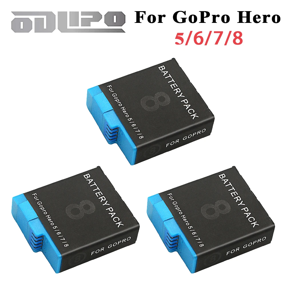 For-Gopro-8-7-6-5-Battery-2150mAh-With-4-Slots-LED-Charger-For-Gopro ...