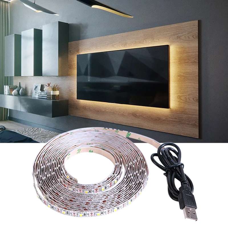 Led-Strip-Light-2835-White-Led-Tape-Light-USB-Led-Lights-For-Room ...