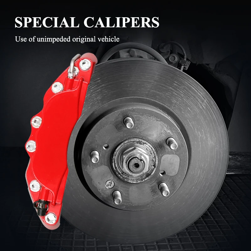 For Mercedes Benz Brake Caliper Cover Aluminum Alloy Metal