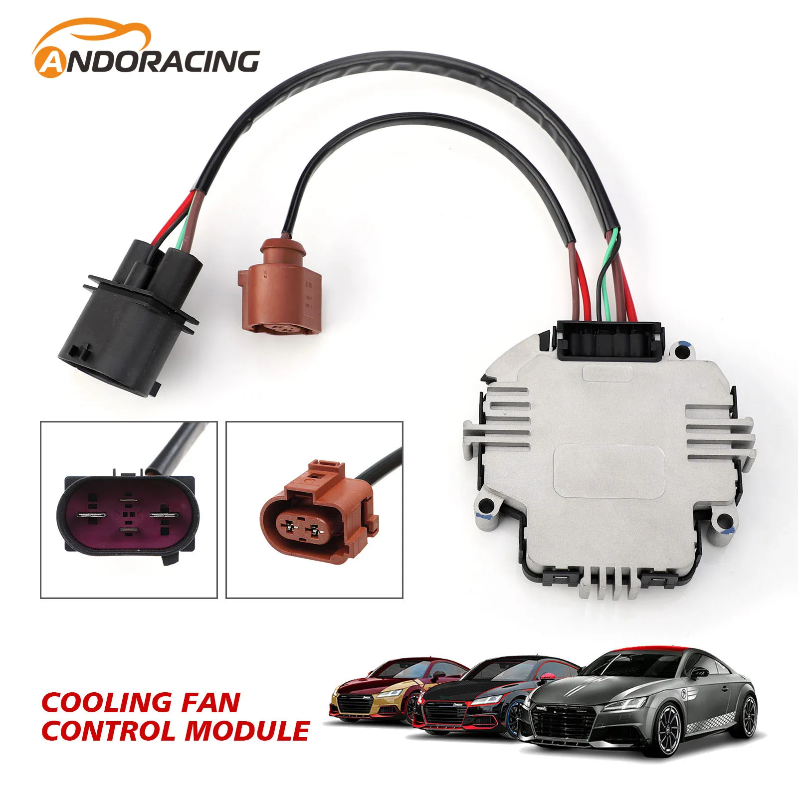New-Module-Radiator-Cooling-Cooling-Fan-Control-Unit-For-Audi-A3-TT-VW ...