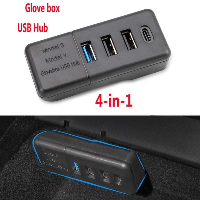 USB Hub, USB Hub Ports 2021 Tesla Model 2022 Model Y For, 44% OFF