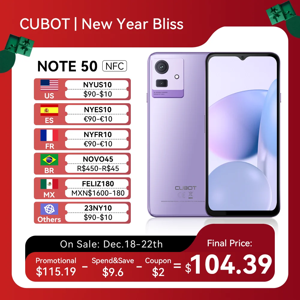 Cubot-NOTE-50-16GB-RAM-8GB-8GB-Extended-256GB-ROM-6-56-Inch-90Hz-Screen ...