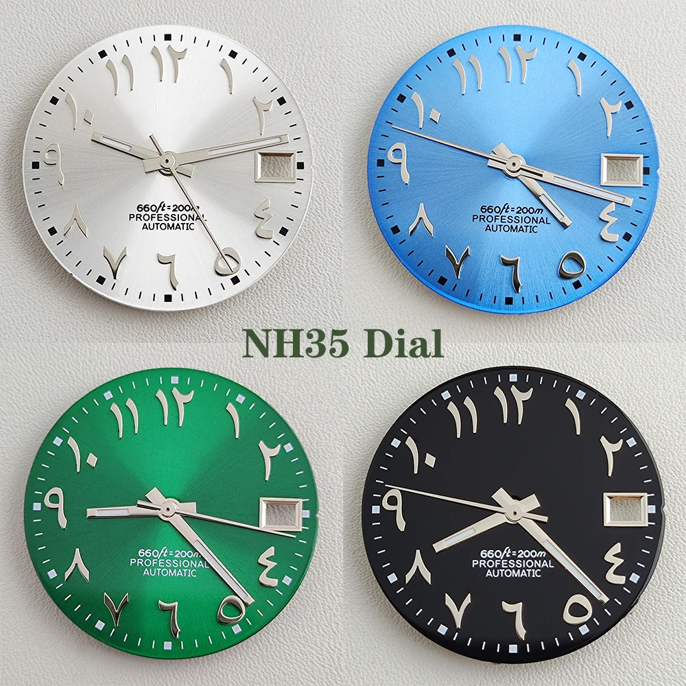 28-5mm-NH35-dial-Arabic-numerals-dial-Watch-Dial-for-NH35-NH36-Movement ...