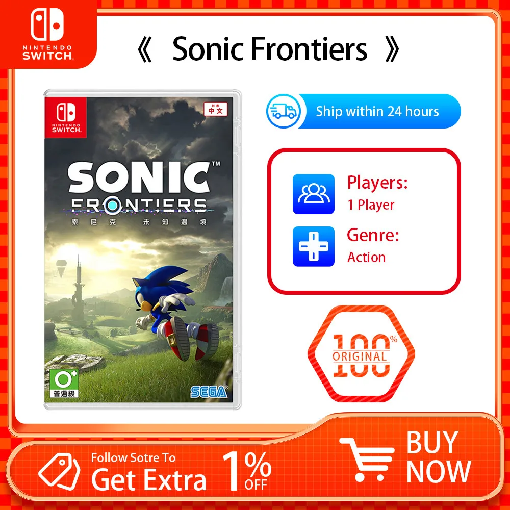 Sonic-Frontiers-Nintendo-Switch-Physical-Game-Card-RPG-Genre-for-Switch ...