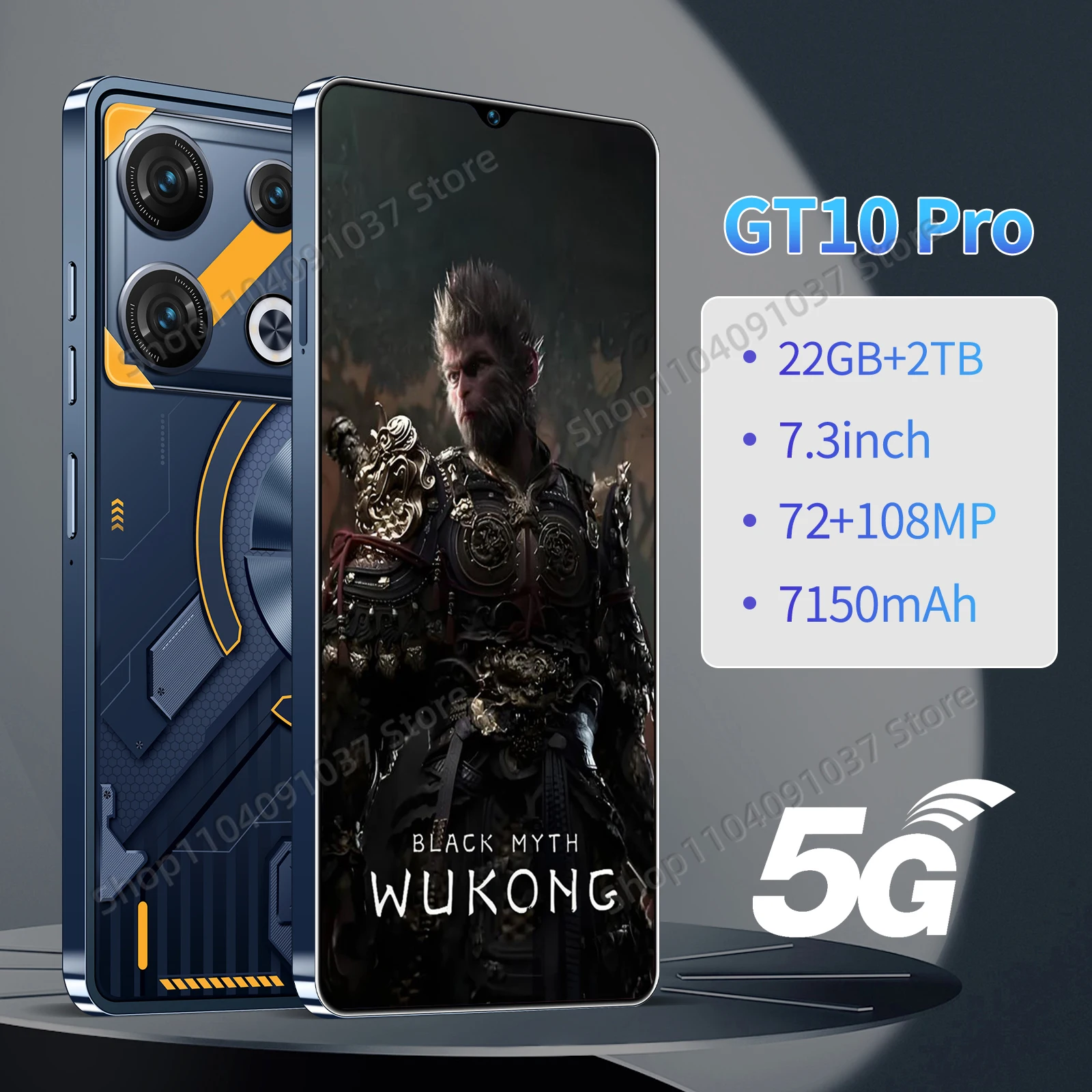 GT10-Pro-5G-Smartphone-Original-7-3-Polegada-HD-22-GB-2TB-Celular-Dual ...