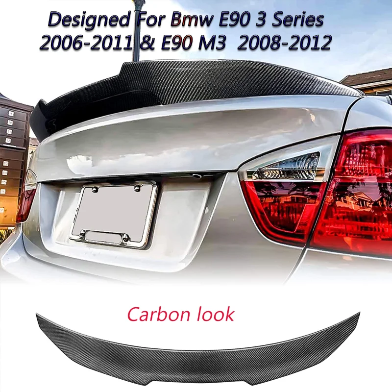 Rear Trunk Lid Car Spoiler Wing For Bmw E90 M3 2008-2012 Sedan & E90 3 ...