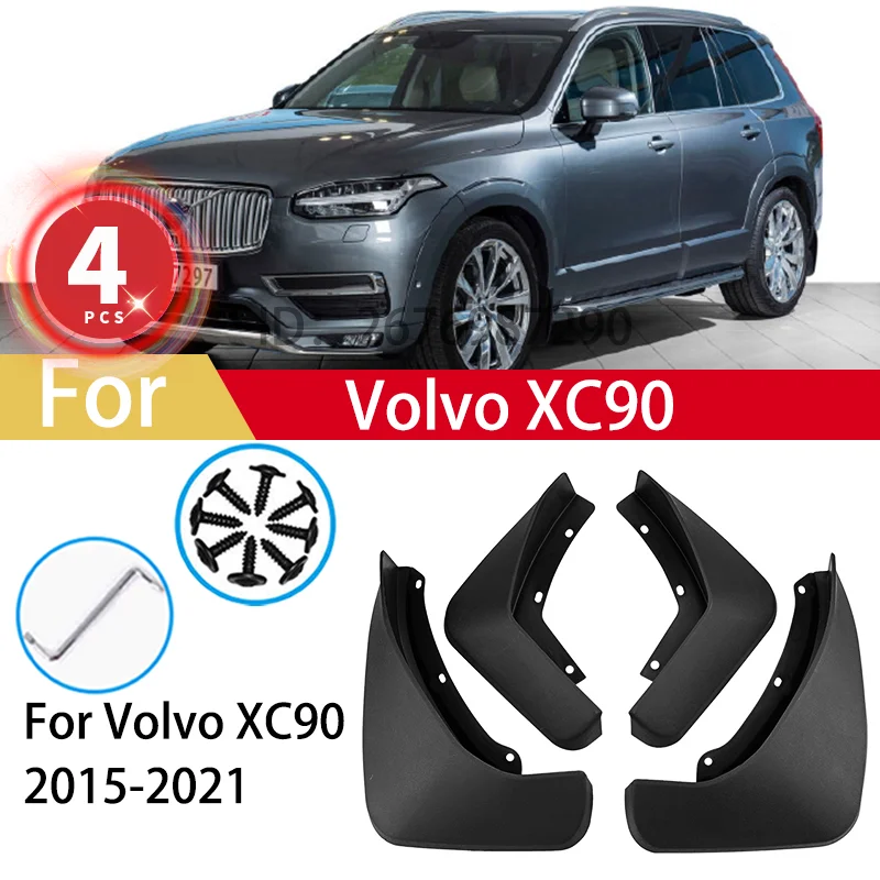 For Volvo XC90 Xc 90 2015 2016 2017 2018 2019 2020 2021 Mud Flaps Guards Front Rear Fender Car Mudguards Accessories AliExpress