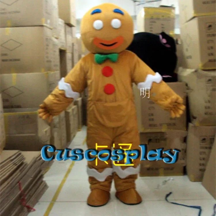 Gingerbread-Man-Mascot-Costumes-Cartoon-Apparels-Birthday-Party-Fancy ...