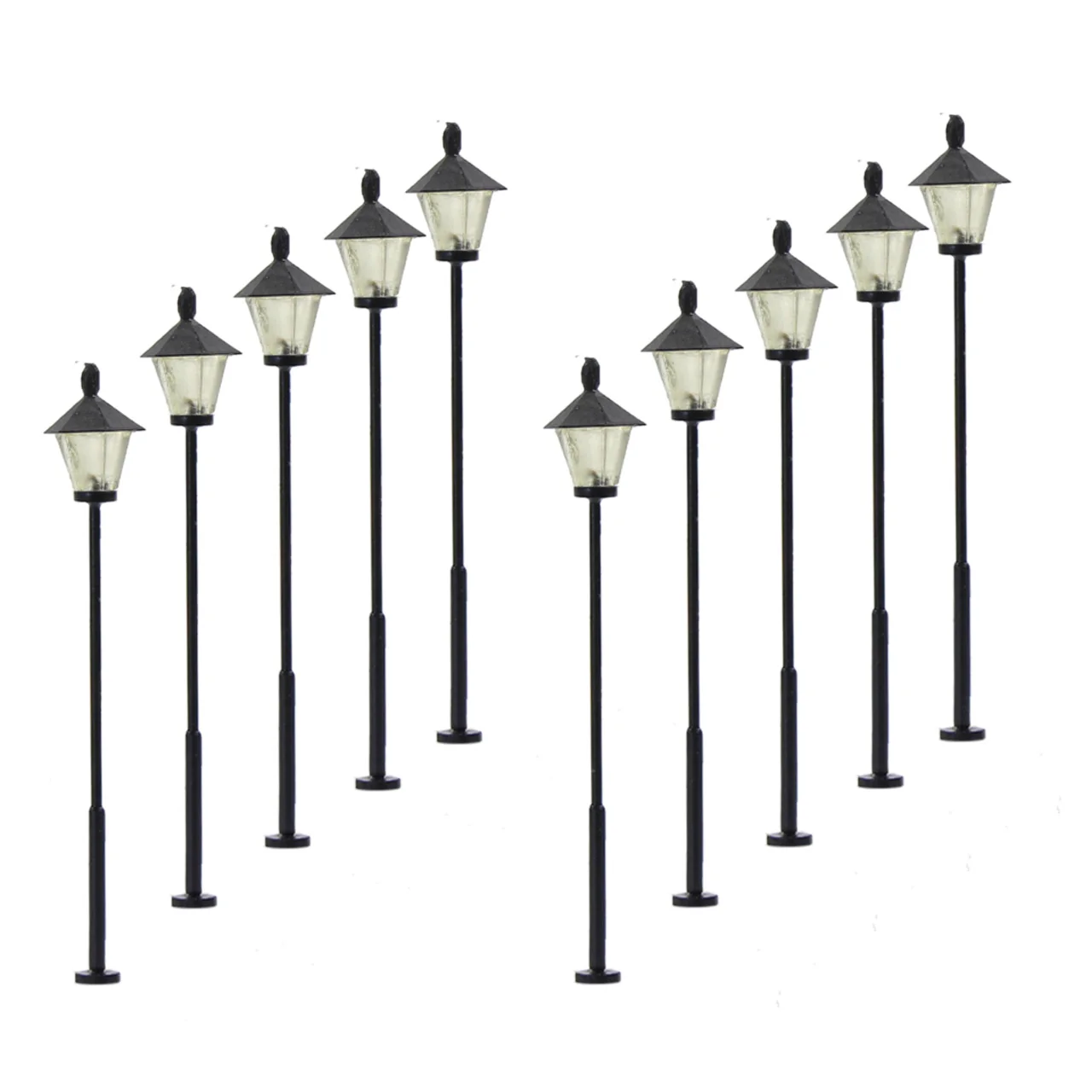 Evemodel-LYM09-10pcs-Model-Railway-LED-1-160-Lamps-Street-Lights-N ...