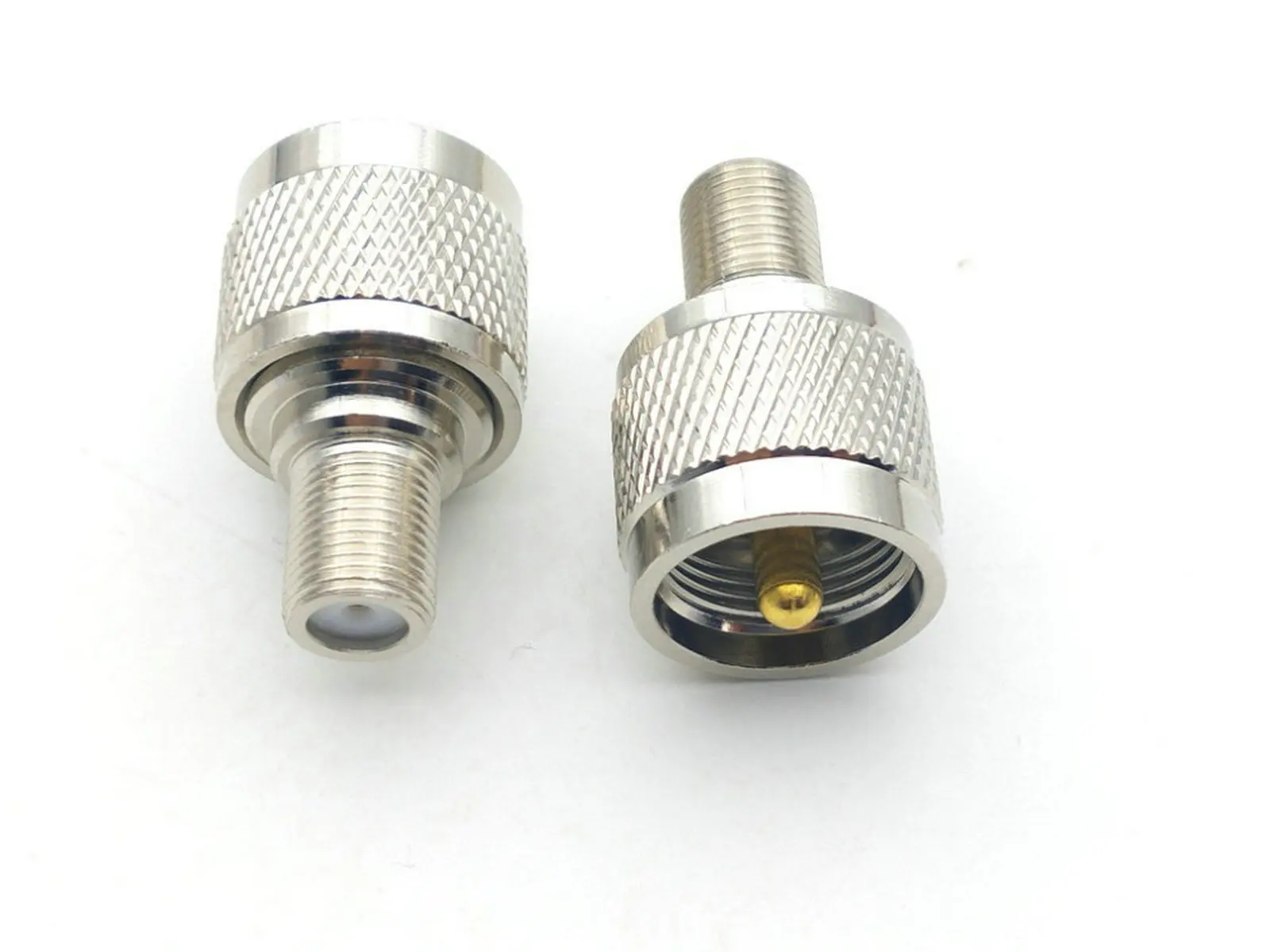 Conector adaptador de latón UHF (20 piezas) macho a hembra tipo F, PL ...