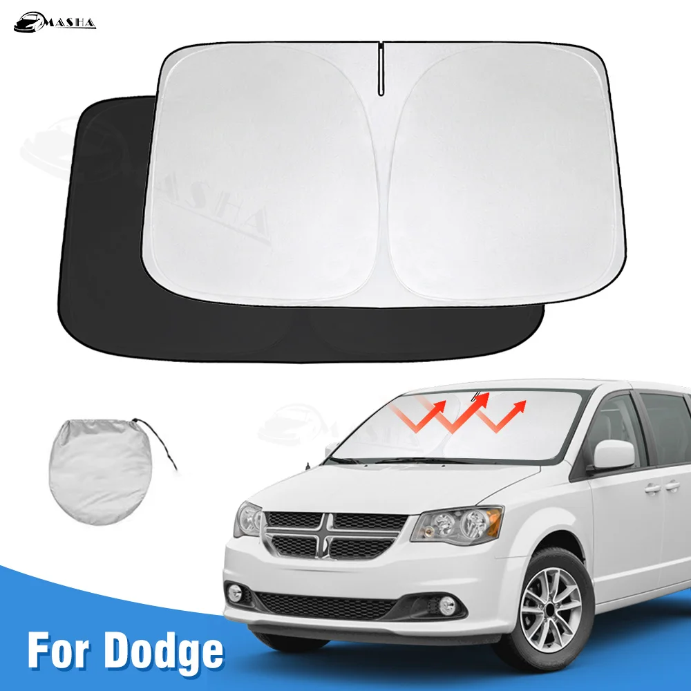 Windshield-Sun-Shade-for-Dodge-Caravan-Mini-Van-2008-2018-2019-2020 ...