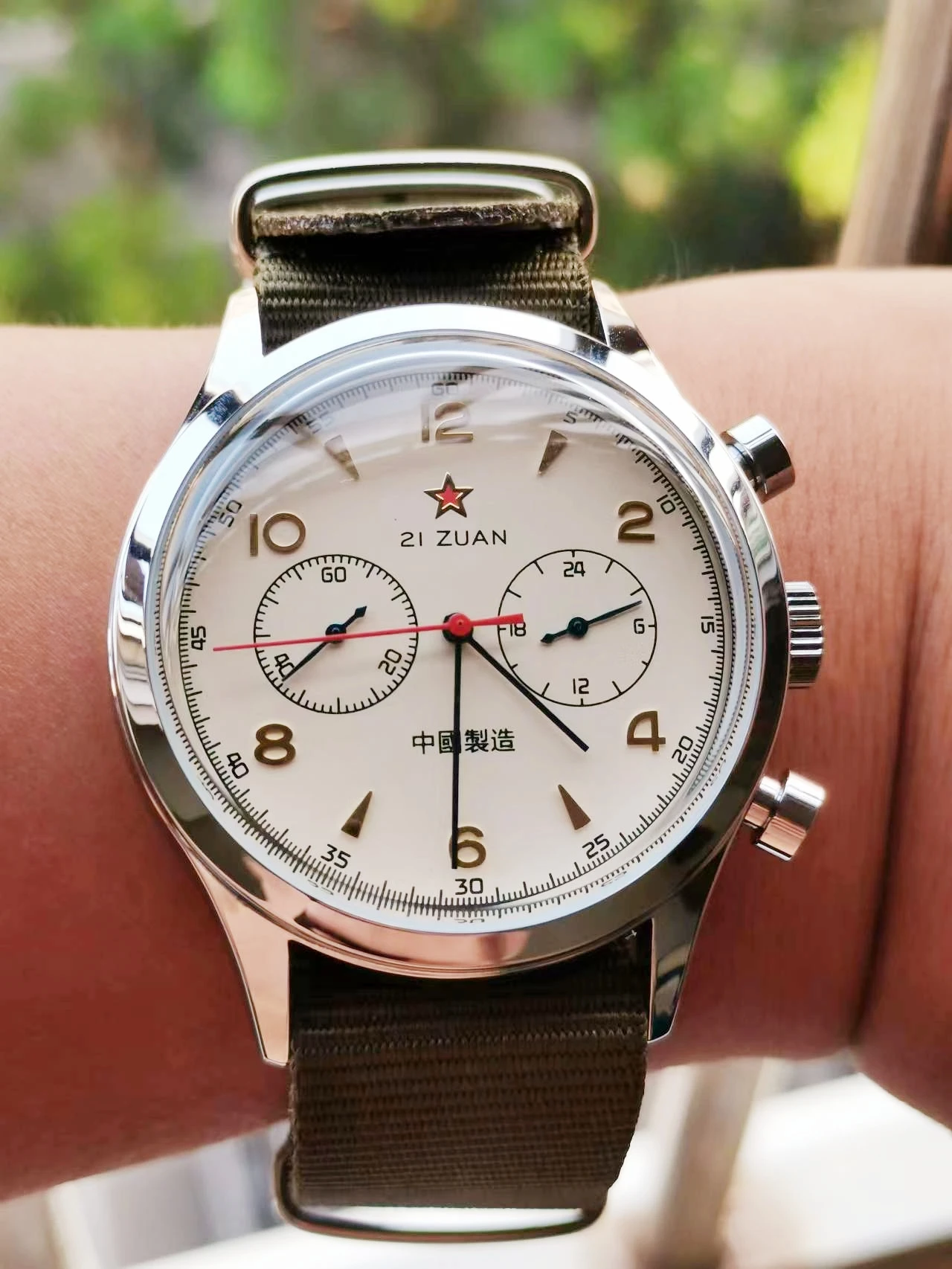 Pilot 1963 Chronograph Men Quart Aviation 1963 Watchwrist Clock ...