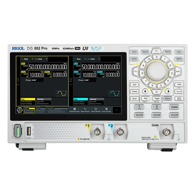RIGOL-DG800-Pro-Function-Arbitrary-Waveform-Generator-Portable-25MHz ...
