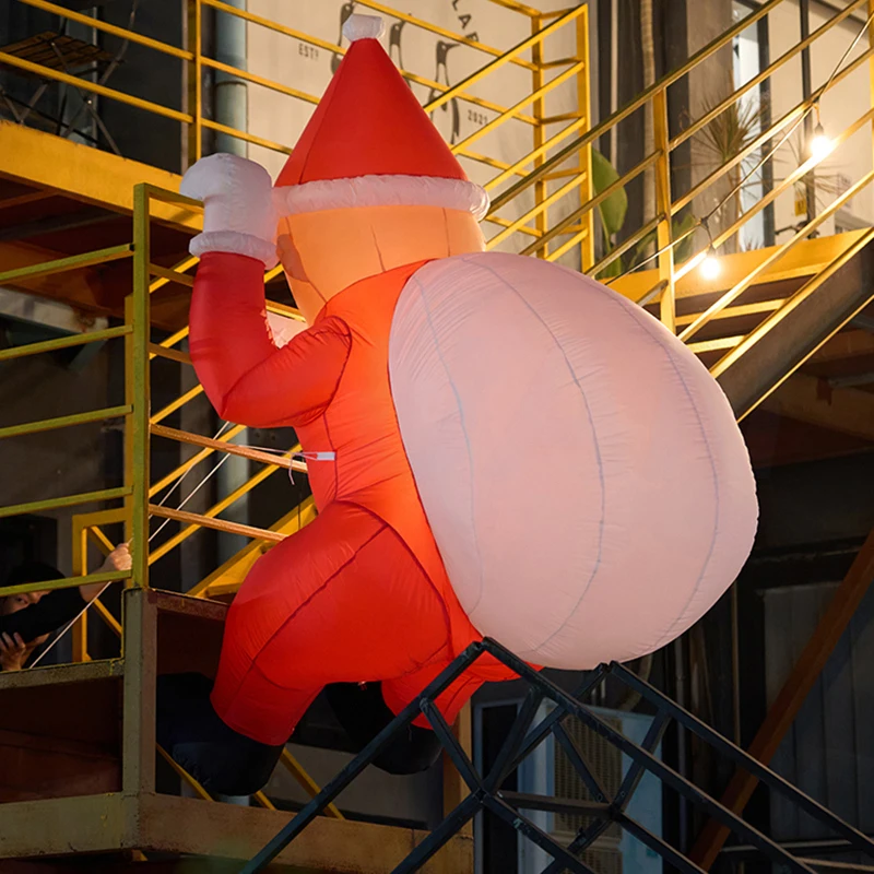 2M-3M-Christmas-Inflatable-Hanging-Santa-Santa-with-Gift-Bag ...