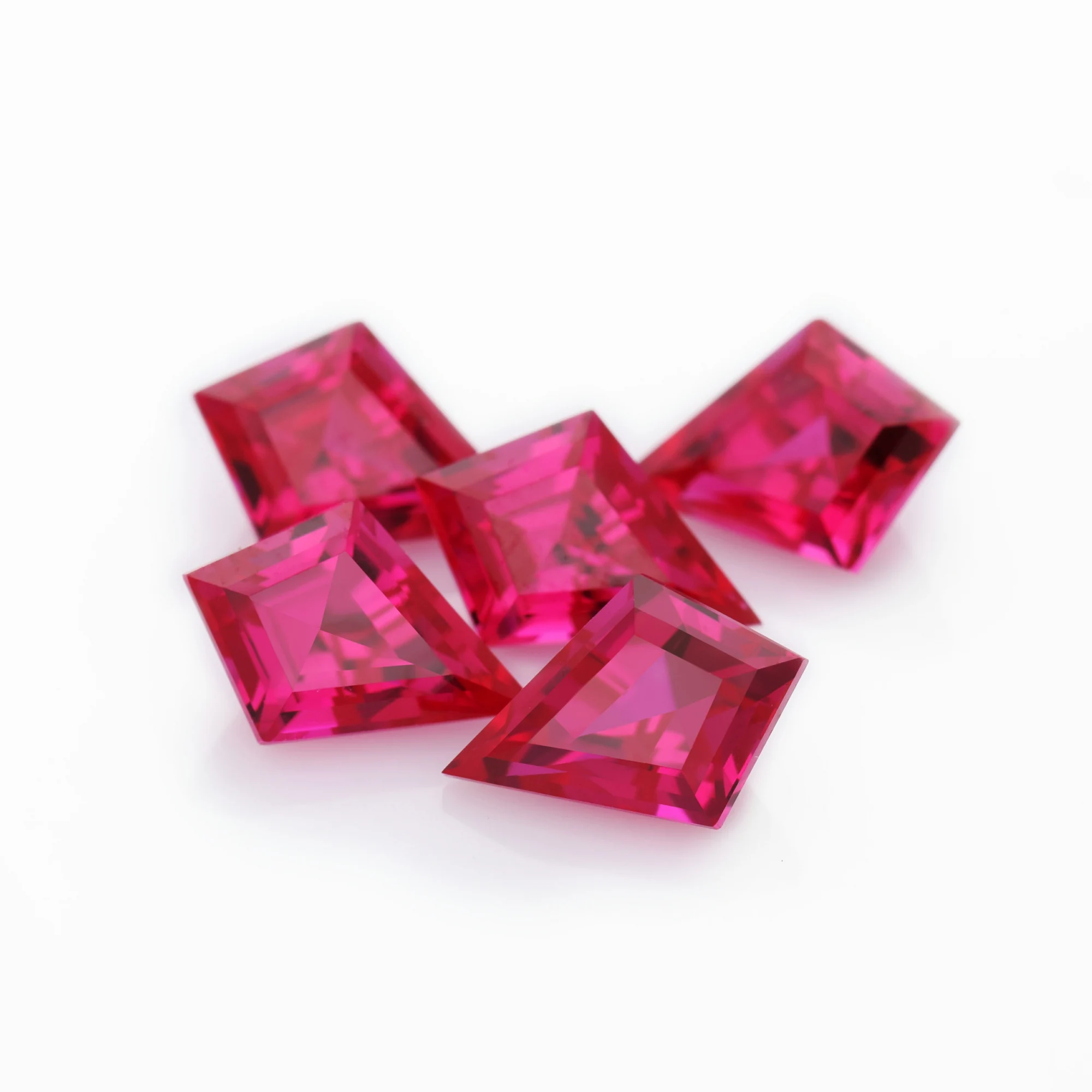 1Pcs-7x10MM-Lab-Created-Kite-Cut-Faceted-Ruby-July-Birthstone-Red ...