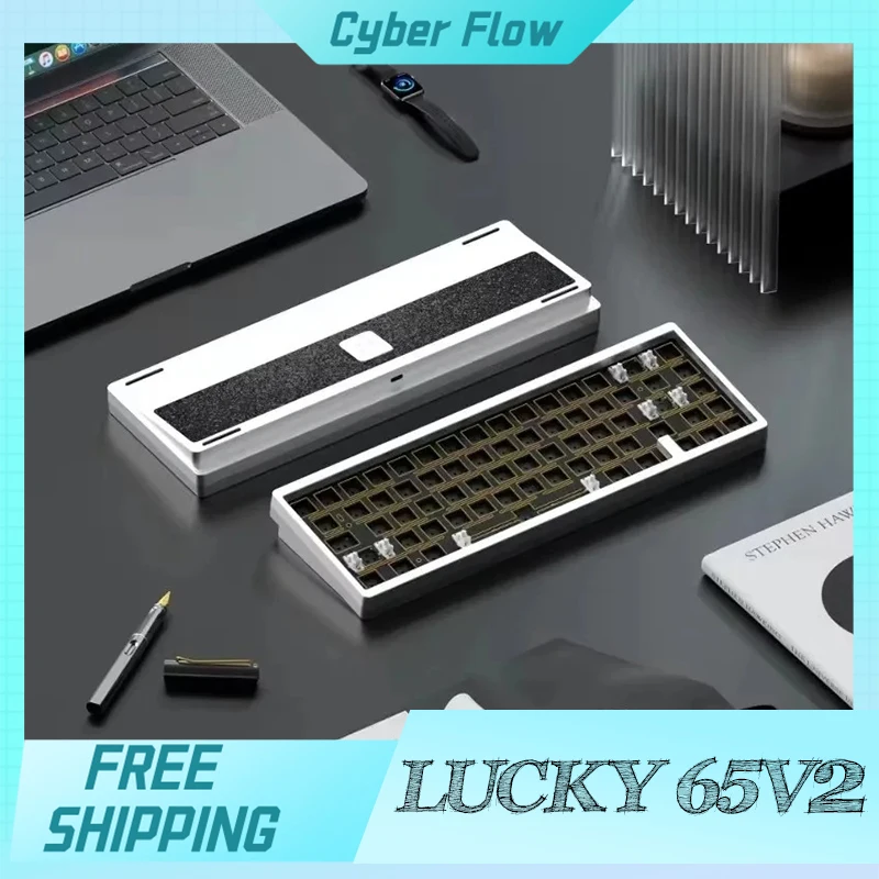 Weikav-Lucky65-V2-Mechanical-Keyboard-Kit-Aluminium-Alloy-3-Mode-Custom ...