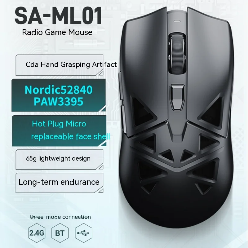 Renmo-Sa-ml01-Gaming-Mouse-Three-mode-Ergonomics-3395-Thin-And-Light ...
