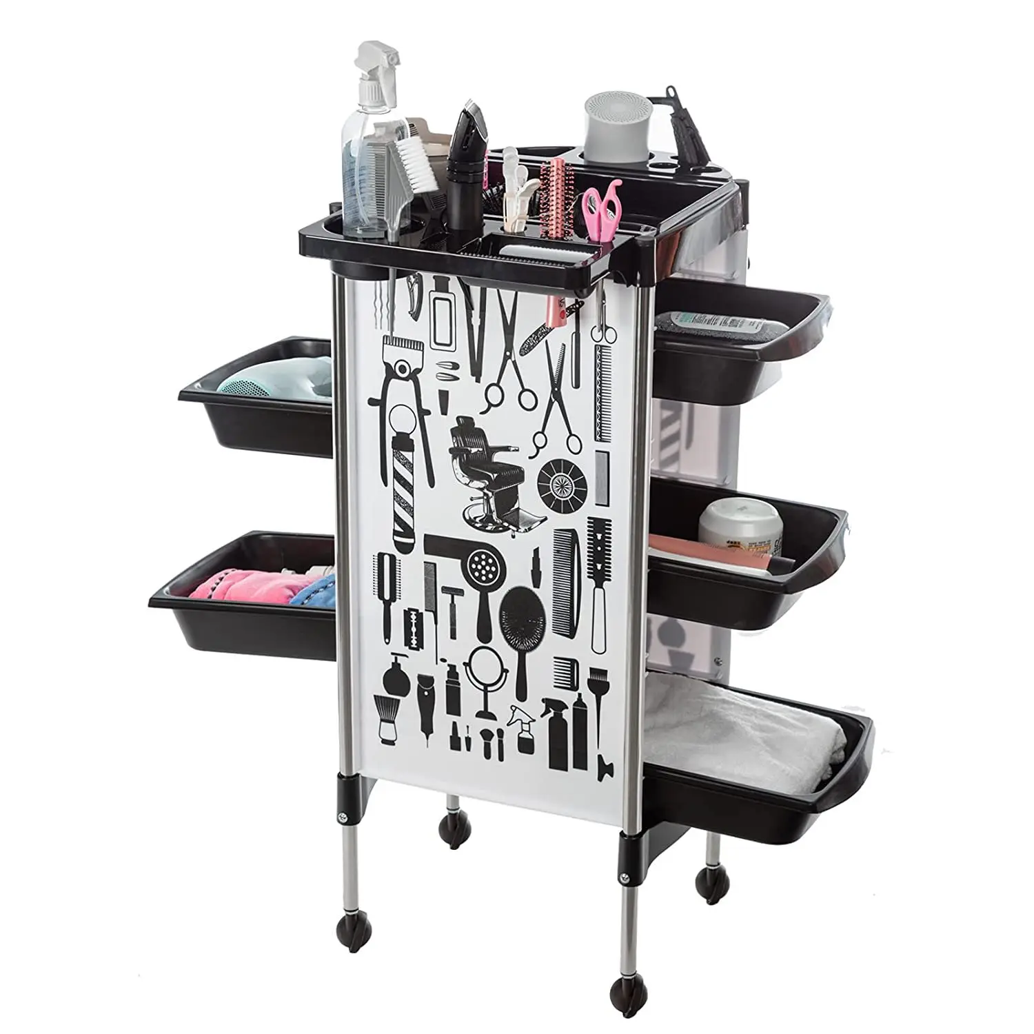 5-layer-Beauty-Salon-Cart-Hair-Salon-Barber-Shop-Tool-Cart-Special ...
