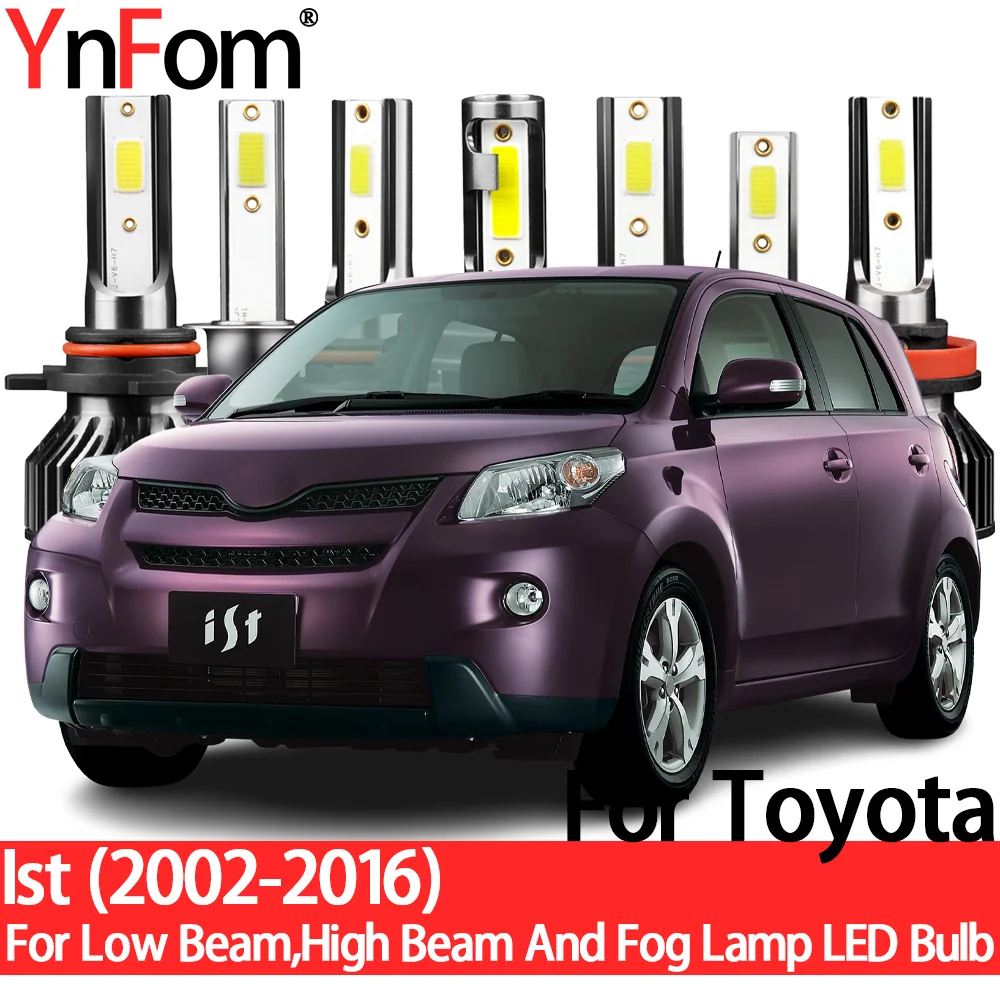 YnFom-For-Toyota-Ist-2002-2016-Special-LED-Headlight-Bulbs-Kit-For-Low ...