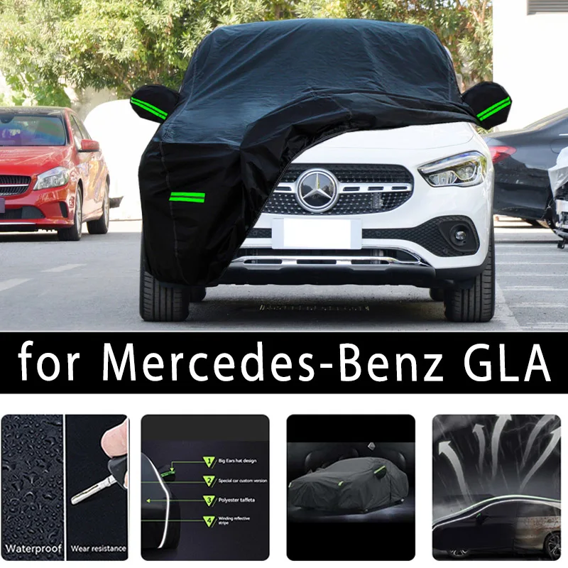 For-Mercedes-Benz-GLA-Outdoor-Protection-Full-Car-Covers-Snow-Cover ...