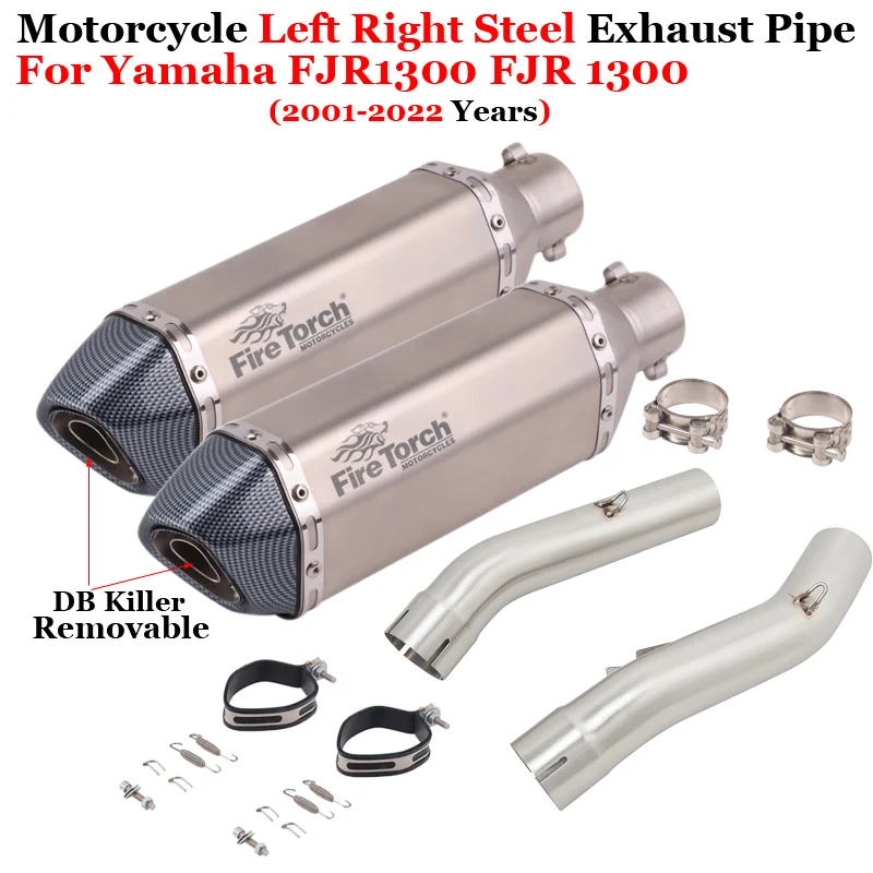 For-Yamaha-FJR1300-FJR-1300-2001-2023-Slip-On-Motorcycle-Exhaust-Link ...
