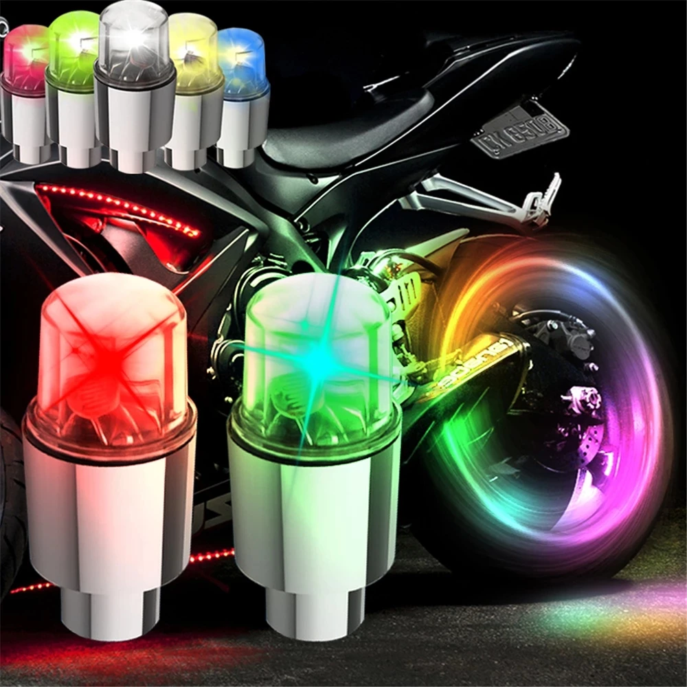 Motorcycle-Hot-Wheel-Spoke-Light-LED-Bicycle-Neon-Valve-Light-Car-Tire ...