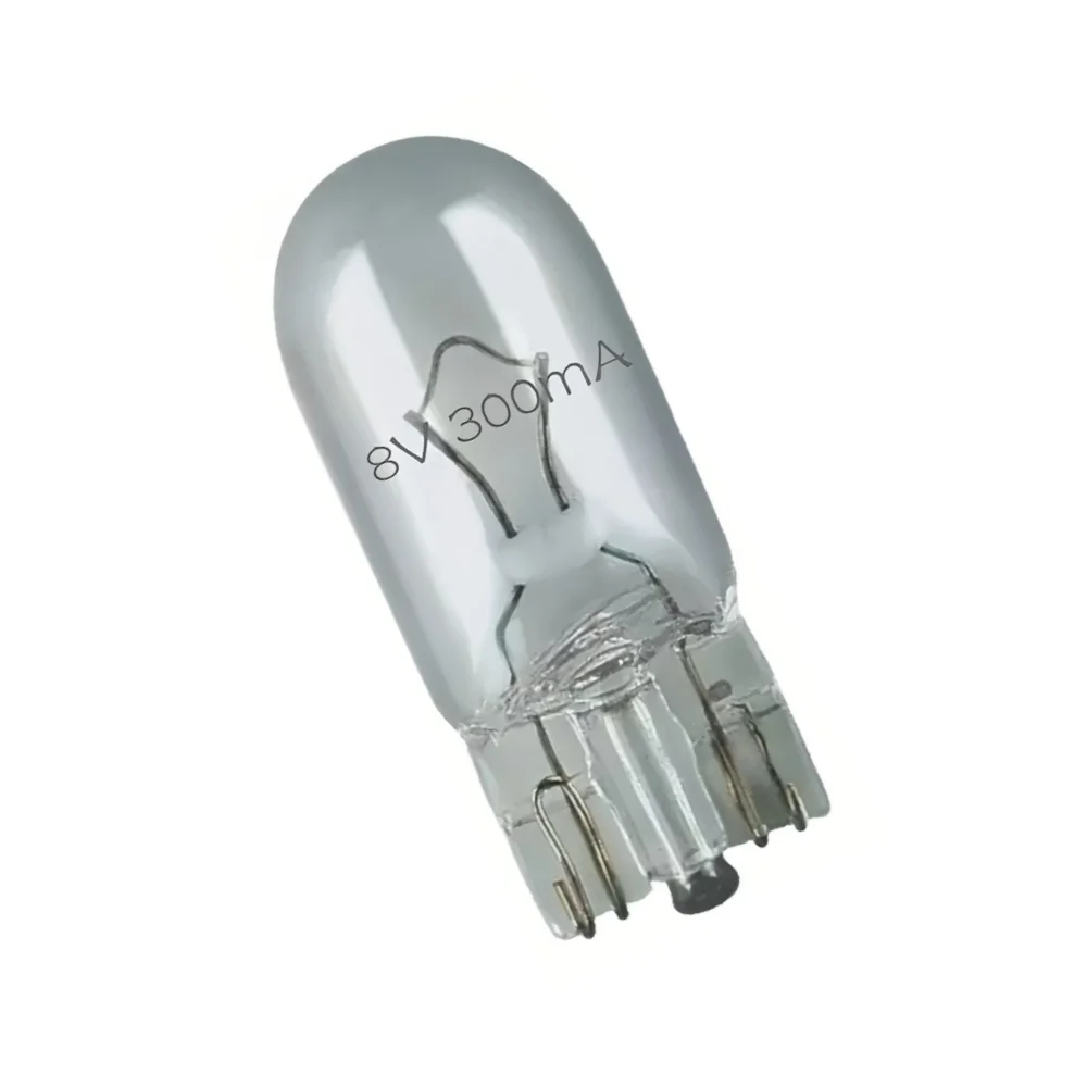 10-Pack 8V 300mA Wedge Style Incandescent Bulbs Miniature Lamps For ...