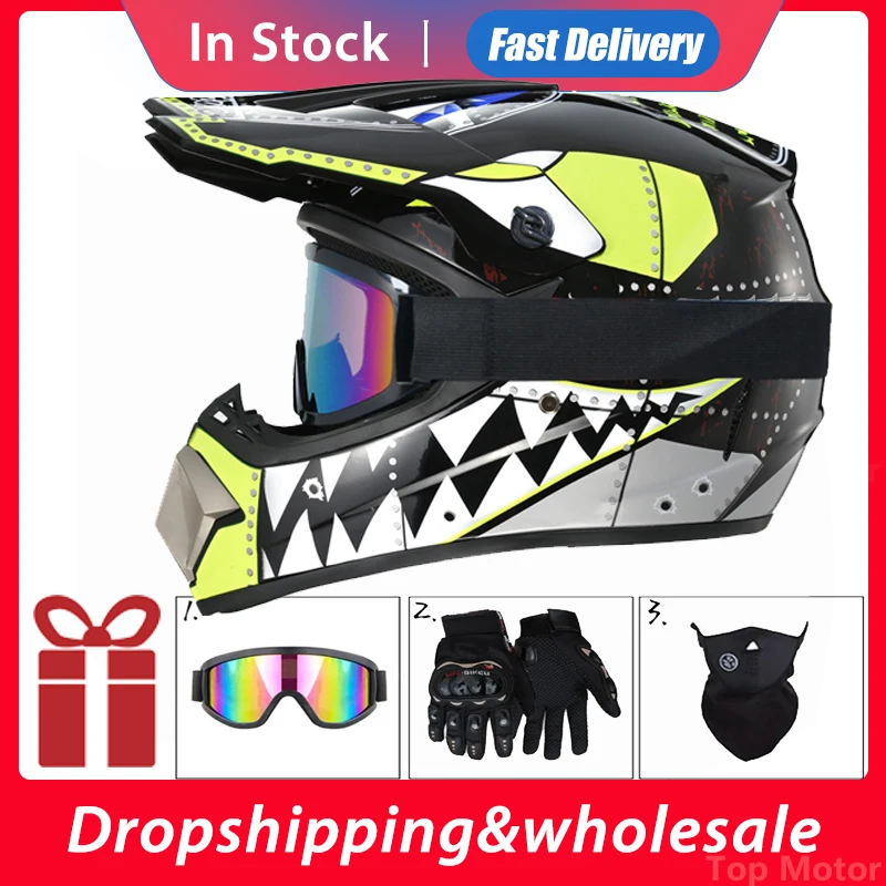 Safety-Motocross-Helmet-Casco-Motocross-Bicycle-Downhill-Capacete-ATV ...