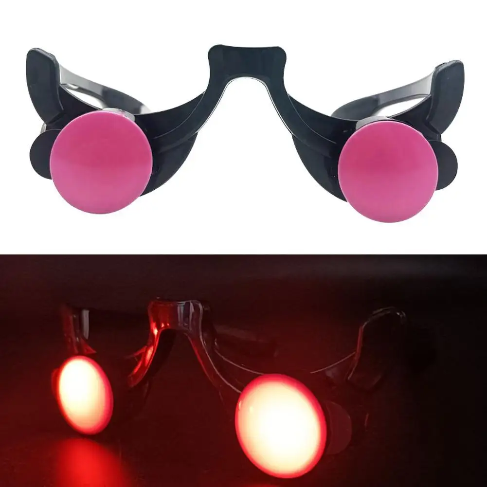 LED-Luminous-Glow-Glasses-Funny-Red-Eyes-Kids-Halloween-Masquerade ...