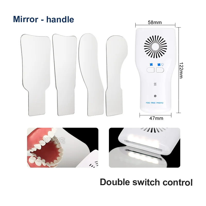 Orthodont-Dental-Anti-Fog-Mirrors-Set-Fog-Free-Intraoral-Photography ...
