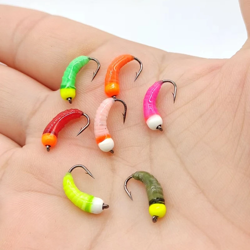 Luminous-Tungsten-Bead-Head-Nymph-Scud-Bug-Worm-Fly-Barbed-Caddis ...
