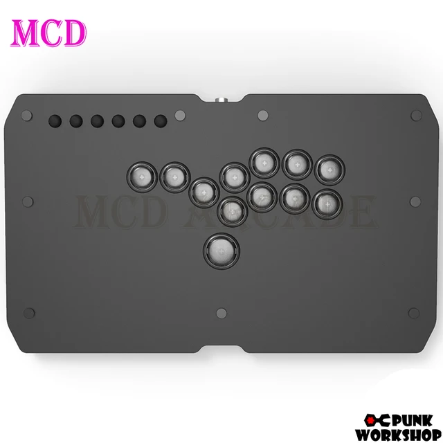 Punk Workshop Ultra Thin HitBox With 3 SOCD Mode Fighting Stick ...