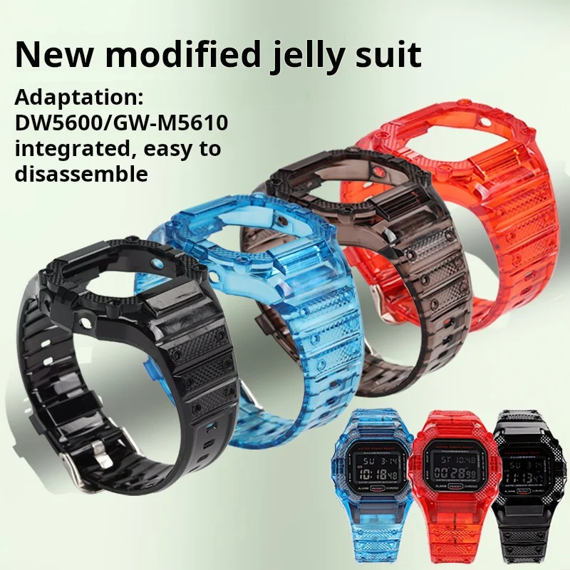 For-Casio-GSHOCK-DW5600-5610-GW-B5600-GW-M5610-G-5600E-silicone-men ...