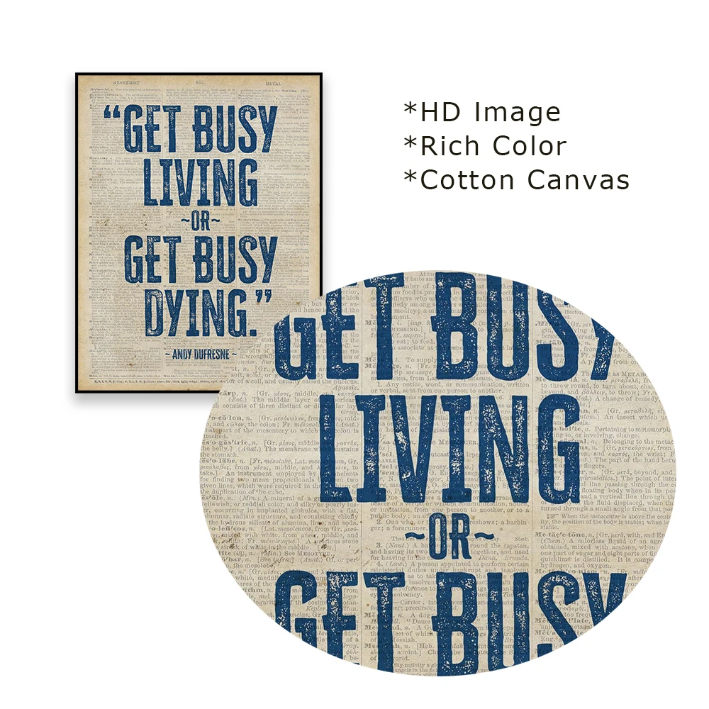 The Shawshank Redemption Get Busy Living Quote