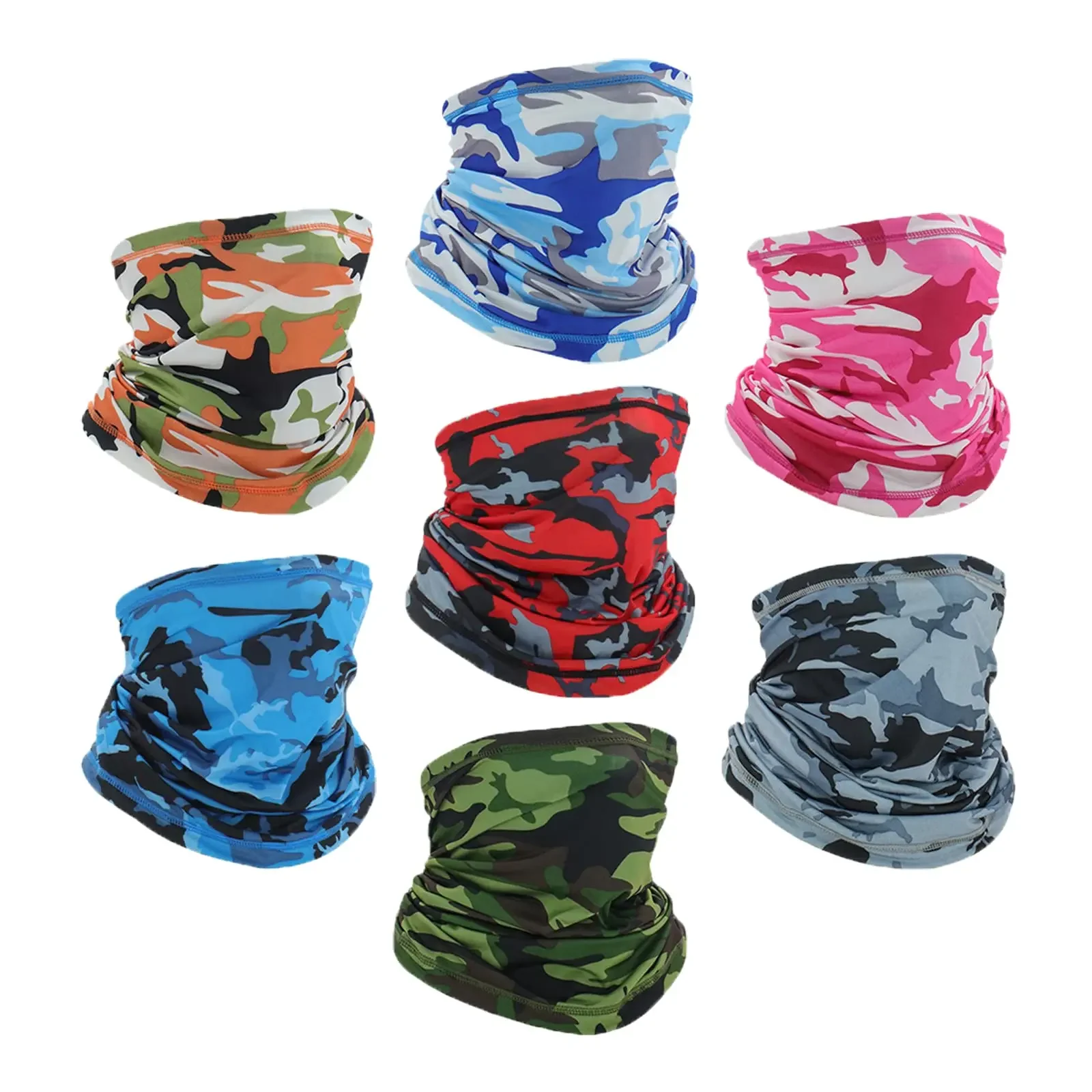 Summer Neck Gaiter Scarf Bandanas for Men Balaclava Cooling Breathable ...