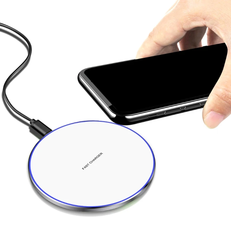 Portable-Wireless-Charger-Mini-Round-Wireless-Charger-Lightweight-and ...