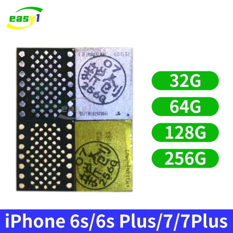 Original-usado-para-IPhone-6s-7-Plus-Nand-memoria-Flash-IC-HDD-Chip-64G ...