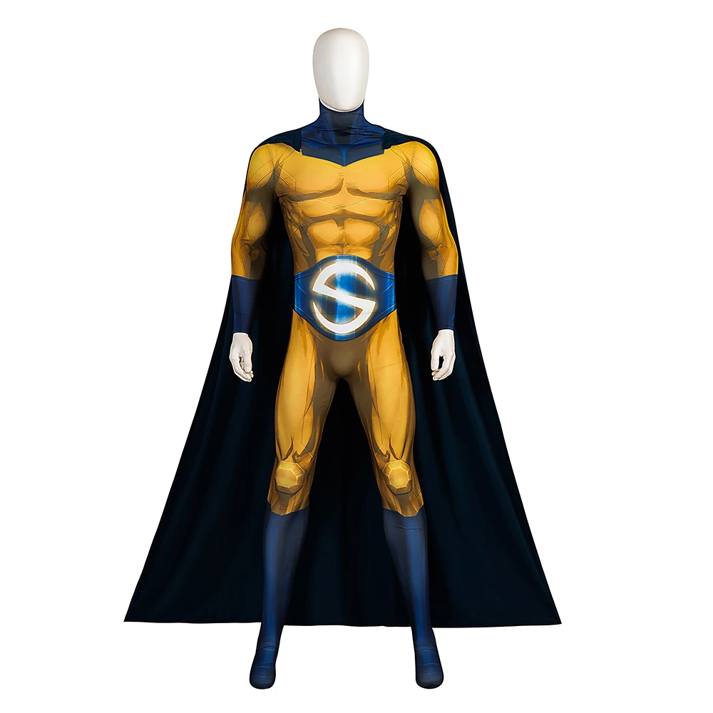 The-Sentry-Costume-Jumpsuit-Superhero-Battle-Suit-Yellow-Bodysuit-Adult ...