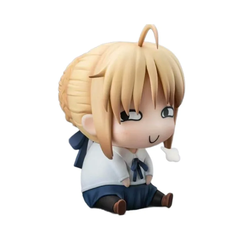 10Cm Pvc Fate/stay Night Q Version Ubw Saber Anime Action Figure ...