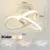 Household LED Chandelier Three Colors Lamp Modern Style Ceiling Lamp ...