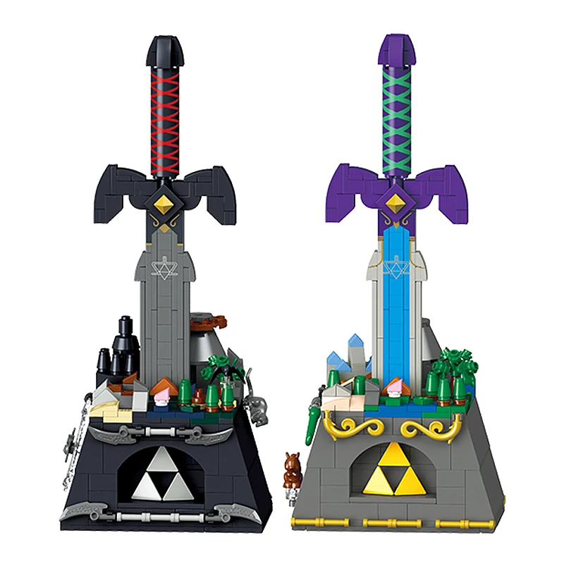 Creative-Breath-Of-The-Wild-Luminous-Master-Sword-Building-Blocks-Set ...