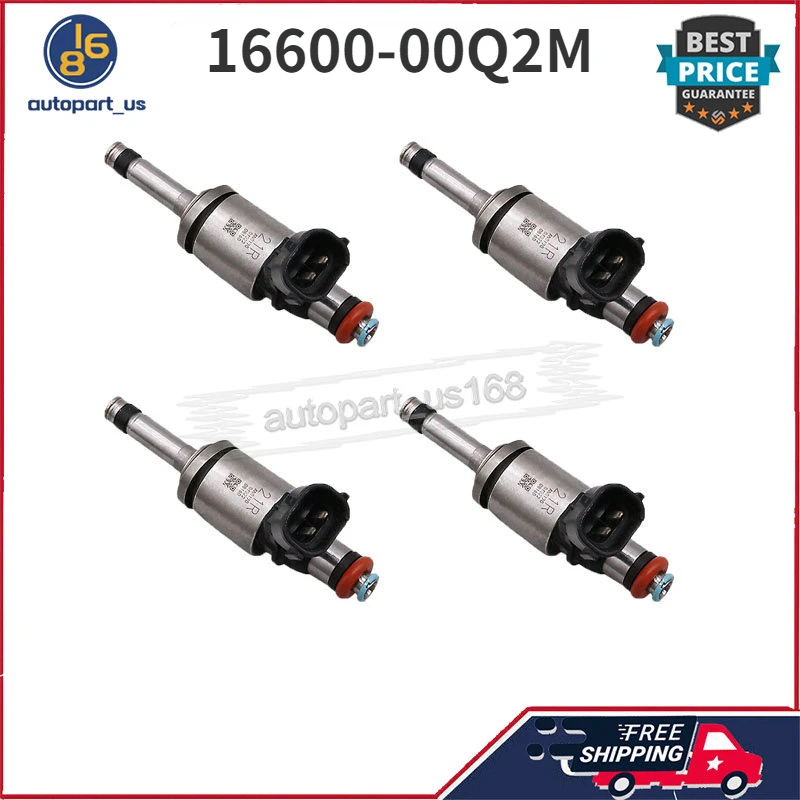 For-2016-2019-NISSAN-QASHQAI-J11-1-2-PETROL-AUTO-4Pcs-Fuel-Injectors ...