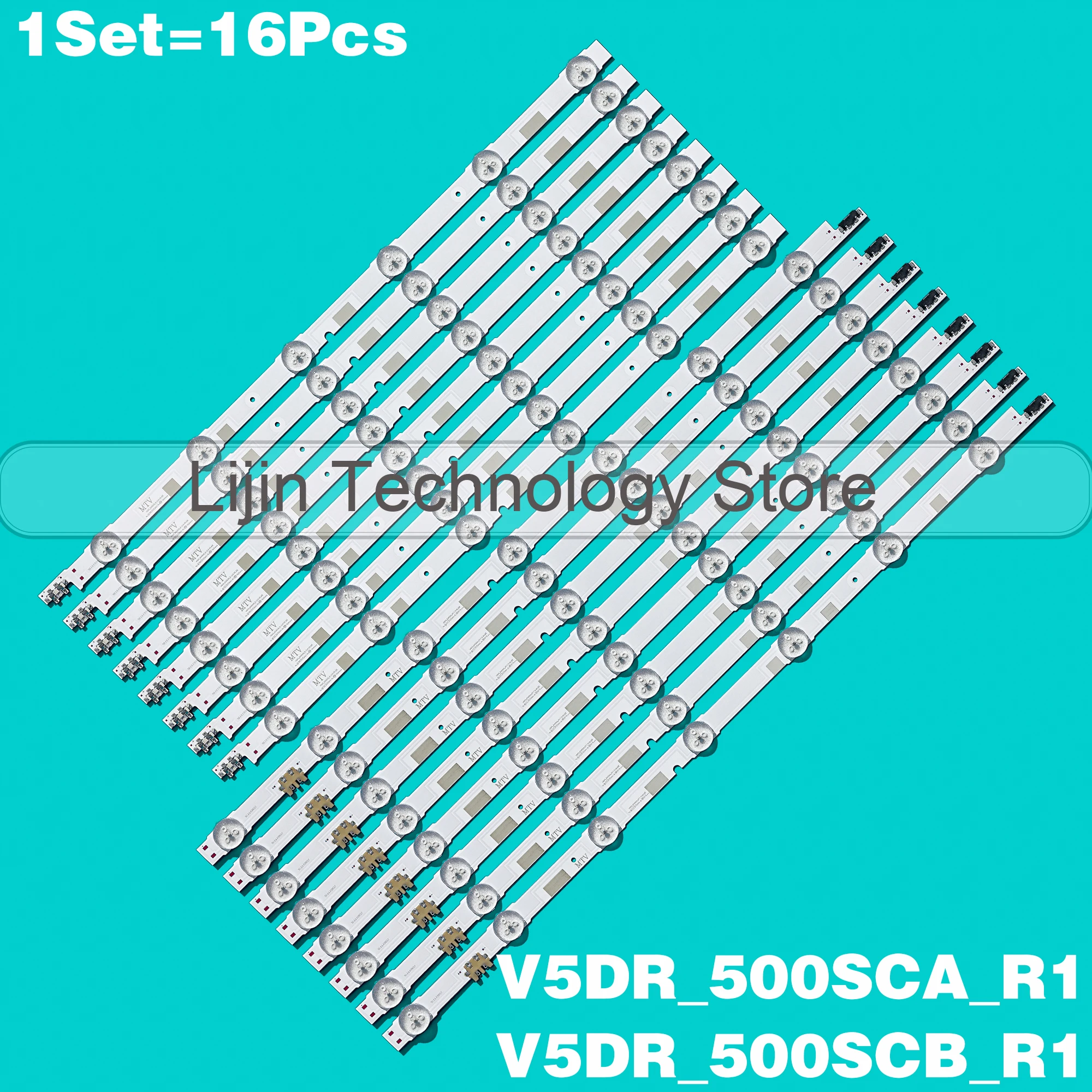 LED Backlight Strip 16 PCS For Samsung UE50JU6800 UE50JU6850 ...