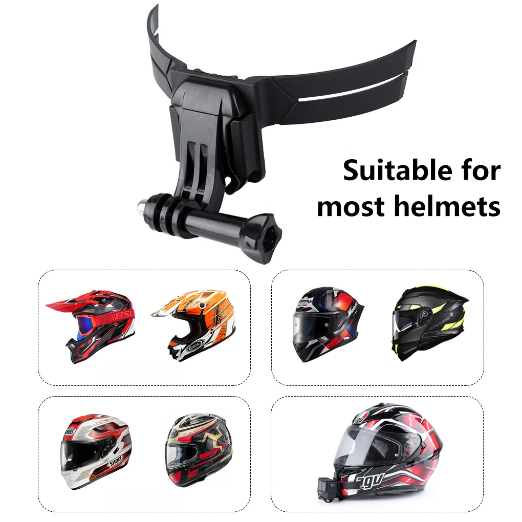 Motorcycle-Helmet-Camera-Mount-Chin-Bracket-Full-Face-Removable-Holder ...