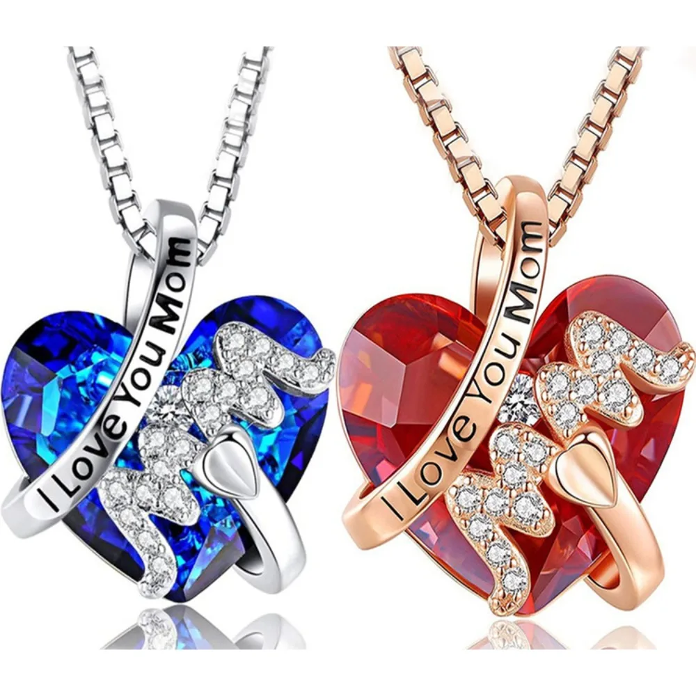 Luxury-Fashion-Mother-s-Day-Gift-Jewelry-Heart-Red-Blue-Mother-s-Day ...