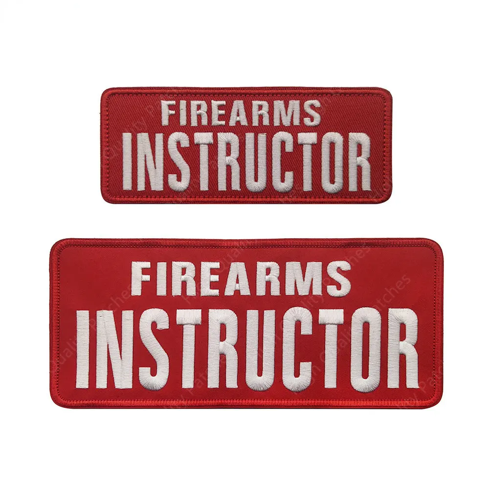 FIREARMS-INSTRUCTOR-Patch-Embroidery-Tactical-Patches-Woven-Label ...